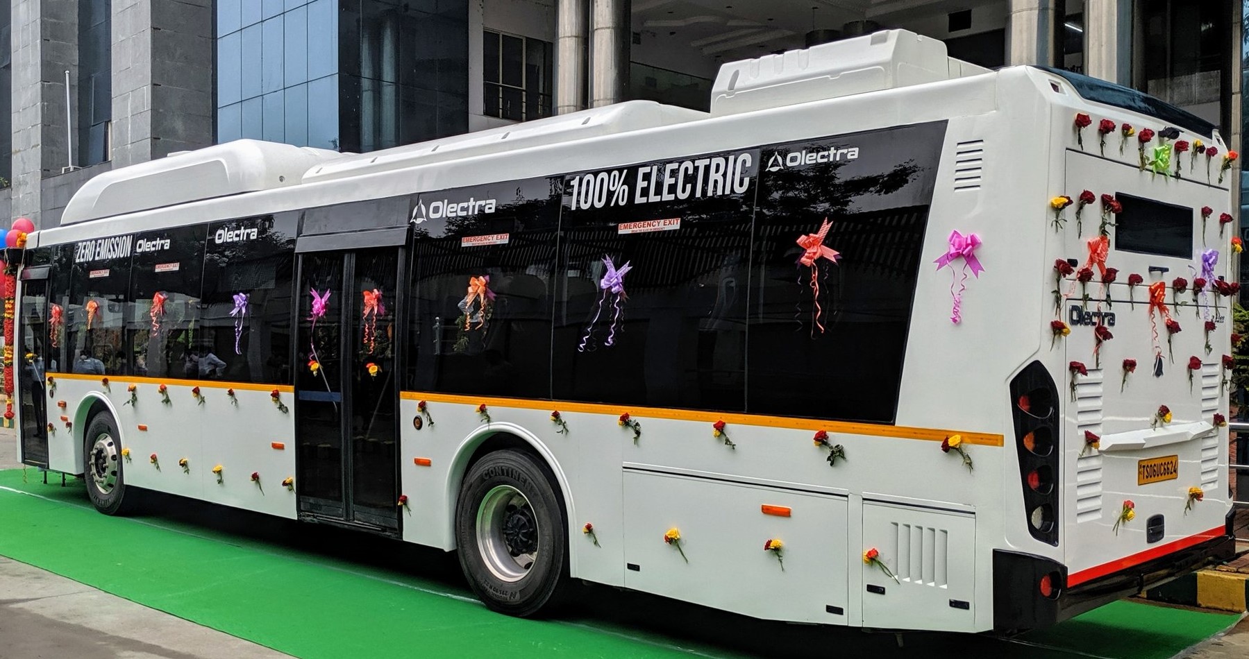 Olectra eBuzz K9 started trails on Bangalore roads | olectra